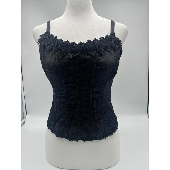 Tesa | Intimates & Sleepwear | Tesa Black Lace Bustier Corset Top ...